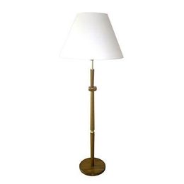 Stehlampe Lampen Gr. 1 flammig, Ø 55 cm Höhe: 155 cm, grau (messingfarben) Stehlampe Standleuchten