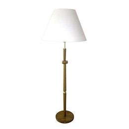 Stehlampe Lampen Gr. Ø 55 cm Höhe: 155 cm, braun (eichefarben, messingfarben) Stehlampe Standleuchten