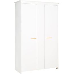 Kinderkleiderschrank Roba "Anton, 2 türig" Schränke Gr. B/H/T: 119 cm x 190 cm x 52 cm, 2 St., weiß Baby Kinderschränke