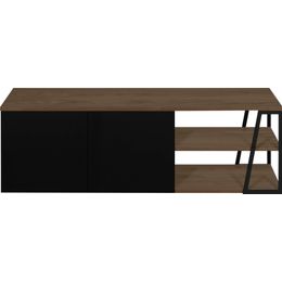 TV-Bank TemaHome "Albi" Sideboards Gr. B/H/T: 145 cm x 44 cm x 45 cm, braun (holzfarben, schwarz) TV-Sideboards