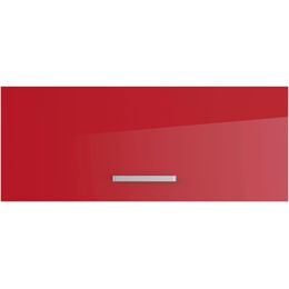 Klapphängeschrank IMPULS KÜCHEN ""Turin", Breite 90 cm" Schränke Gr. B/H/T: 90 cm x 35,7 cm x 34,5 cm, Rot Hochglanz, rot (rot hochglanz) Hängeschränke