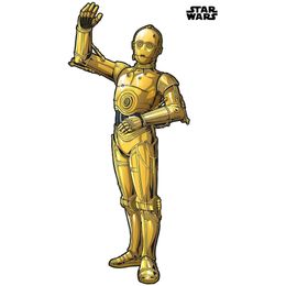 Komar Vliestapete "Star Wars XXL C-3PO" Tapeten Gr. B/L: 127 m x 200 m, Rollen: 1 St., goldfarben (gold) Vliestapeten
