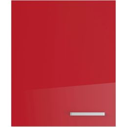 Hängeschrank IMPULS KÜCHEN ""Turin", Breite 60 cm" Schränke Gr. B/H/T: 60 cm x 72,3 cm x 34,5 cm, links-Rot Hochglanz, 1 St., rot (rot hochglanz) Hängeschränke