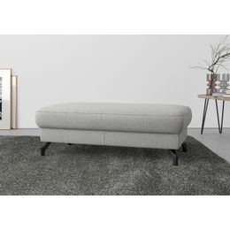 Sit & More Hockerbank SIT&MORE "Cinturo" Hocker Gr. B/H/T: 131 cm x 45 cm x 67 cm, Lu x us-Microfaser Euphoria, grau (grey) SitMore