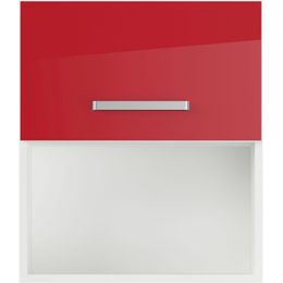Klapphängeschrank IMPULS KÜCHEN ""Turin", Breite 50 cm" Schränke Gr. B/H/T: 50 cm x 57,9 cm x 34,5 cm, Rot Hochglanz, rot (rot hochglanz) Hängeschränke