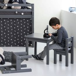 Kindersitzgruppe Hoppekids "MADS Kindersitzgruppe" Sitzmöbel-Sets grau (dunkel grau) Baby Kinder Sitzgruppen