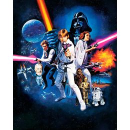 Komar Vliestapete "Star Wars Poster Classic 1" Tapeten Gr. B/L: 200 m x 250 m, Rollen: 1 St., bunt Vliestapeten