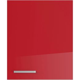 Hängeschrank IMPULS KÜCHEN ""Turin", Breite 60 cm" Schränke Gr. B/H/T: 60 cm x 72,3 cm x 34,5 cm, rechts-Rot Hochglanz, 1 St., rot (rot hochglanz) Hängeschränke