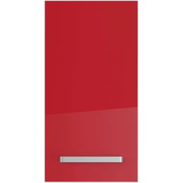 Hängeschrank IMPULS KÜCHEN ""Turin", Breite 30 cm" Schränke Gr. B/H/T: 30 cm x 57,9 cm x 34,5 cm, rechts-Rot Hochglanz, 1 St., rot (rot hochglanz) Hängeschränke