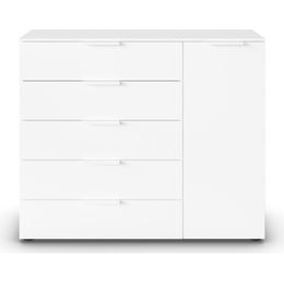 Kommode Rauch "Flipp" Sideboards Gr. B/H/T: 120 cm x 100 cm x 42 cm, 5, weiß (alpinweiß) Kommode