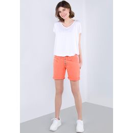 Shorts Please Jeans "Boyfriend" Gr. M (38), N-Gr, orange (nsecoral) Damen Hosen Kurze