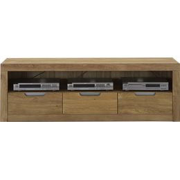 TV-Board WOHN[GLÜCK]LICH BY INFANTIL "Basel" Sideboards Gr. B/H/T: 170 cm x 55 cm x 41 cm, 3, beige (natur geölt) TV-Lowboards