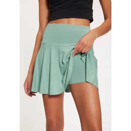 Vivance active Hosenrock -Tellerrock mit integrierter Shorts für Fitness, Sport und Freizeit, grün