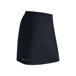 Maier Sports Midirock Rain Skirt 2.0 Damen Regenrock, wasserabweisend atmungsaktiv, Rock in sich verpackbar, schwarz