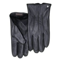 Pearlwood Lederhandschuhe Gates, weiches Innenfutter aus Fleece, schwarz