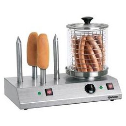 Bartscher Gastro Hot Dog Gerät mit 4 Toaststangen