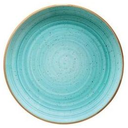Gastro Bonna Premium Porcelain Aura Aqua Gourmet Teller flach 30 cm, hellblau | Mindestbestellmenge 6 Stück