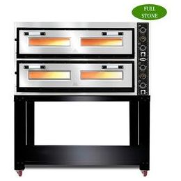 Gastro GMG Pizzaofen Classic Lux PF10570L 6+6 33cm 400V - 2 Backkammern voll Schamottstein