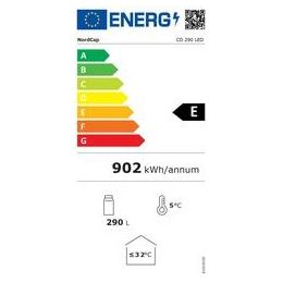 Nordcap Gastro COOL-LINE-Kühlschrank CD 290 Liter LED