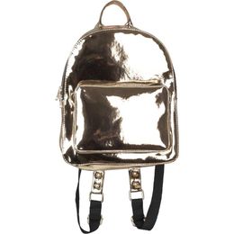 Urban Classics Rucksack Urban Classics Unisex Midi Metallic Backpack, goldfarben