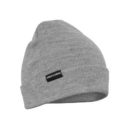 Urban Classics Beanie Unisex Basic Flap Beanie (1-St), grau