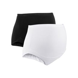 bonprix Überbauchslip mit Bio-Baumwolle (2er Pack)