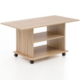 Wohnling Design Couchtisch 95 x 51 x 54,5 cm Sonoma