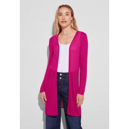 Street One Shirtjacke aus softer Viskose, rosa