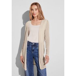 Street One Shirtjacke aus softer Viskose, beige