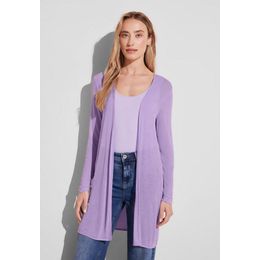 Street One Shirtjacke aus softer Viskose, lila