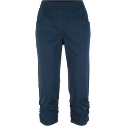 bonprix Baumwoll-Capri-Hose mit Bequembund und Raffung