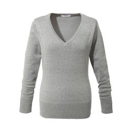 bonprix Feinstrick-Pullover mit V-Ausschnitt