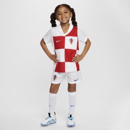 Kroatien 2024/25 Stadium Home Nike Replika-Fußballtrikot (jüngere Kinder) - Weiß