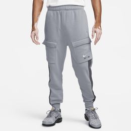 Nike Air Fleece-Cargohose für Herren - Grau