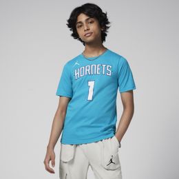 LaMelo Ball Charlotte Hornets Nike NBA-T-Shirt für ältere Kinder - Blau