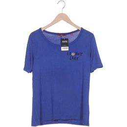 s.Oliver Selection Damen T-Shirt, blau, Gr. 38
