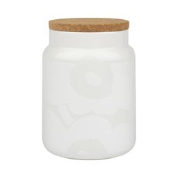 Marimekko - Oiva Unikko Aufbewahrungsdose, 1200 ml, weiß
