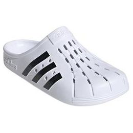 Mendler adidas Badeschuhe Adilette Clog 3-Streifen weiss/schwarz - 1 Paar