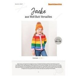 buttinette Strickanleitung - Mädchenjacke aus Woll Butt Versailles