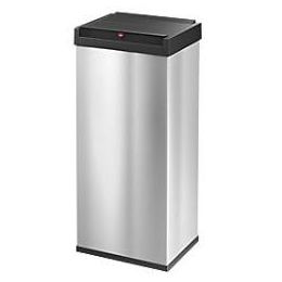 Hailo Big-Box Swing XL Papierkorb 52 L Silber Edelstahl