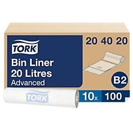 Tork Müllsäcke 20 L Weiß PP (Polyproplylen) 1000 Stück