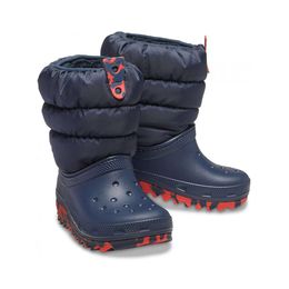 Crocs Winterstiefel "Classic Neo Puff" in Dunkelblau - 34-35