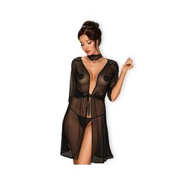 Obsessive Kimono OB Lucita peignoir black