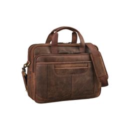 STILORD Laptoptasche "Quest" XL Aktentasche Leder 15