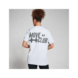 MP FIBO Oversized Move Club T-Shirt – Hellgrau - S-M