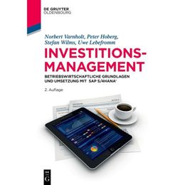De Gruyter Investitionsmanagement - Norbert Varnholt, Peter Hoberg, Stefan Wilms, Uwe Lebefromm, Kartoniert (TB)