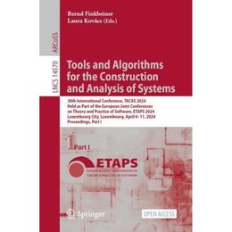 Springer Tools and Algorithms for the Construction and Analysis of Systems, Kartoniert (TB)