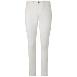 Skinny-fit-Jeans Pepe Jeans Gr. 28, Länge 30, weiß (optic white) Damen Jeans Röhrenjeans