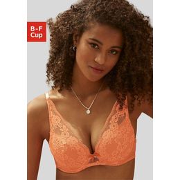 Lascana Push-up-BH mandarine Gr. 70C. Mit Herausnehmbaren Kissen und mit Bügel