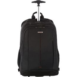 Laptoprucksack Samsonite "Guardit 2.0, black, mit 2 Rollen und Trolleyfunktion" Gr. B/H/T: 34 cm x 48 cm x 20 cm, schwarz (black) Herren Rucksäcke Taschen